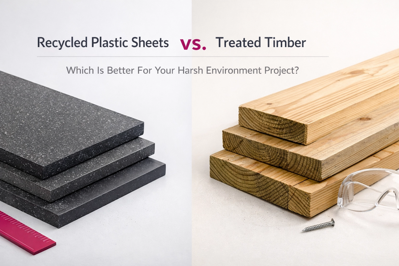 Recycled Plastic Sheets vs. Treated Timber: Which Is Better For Your ...
