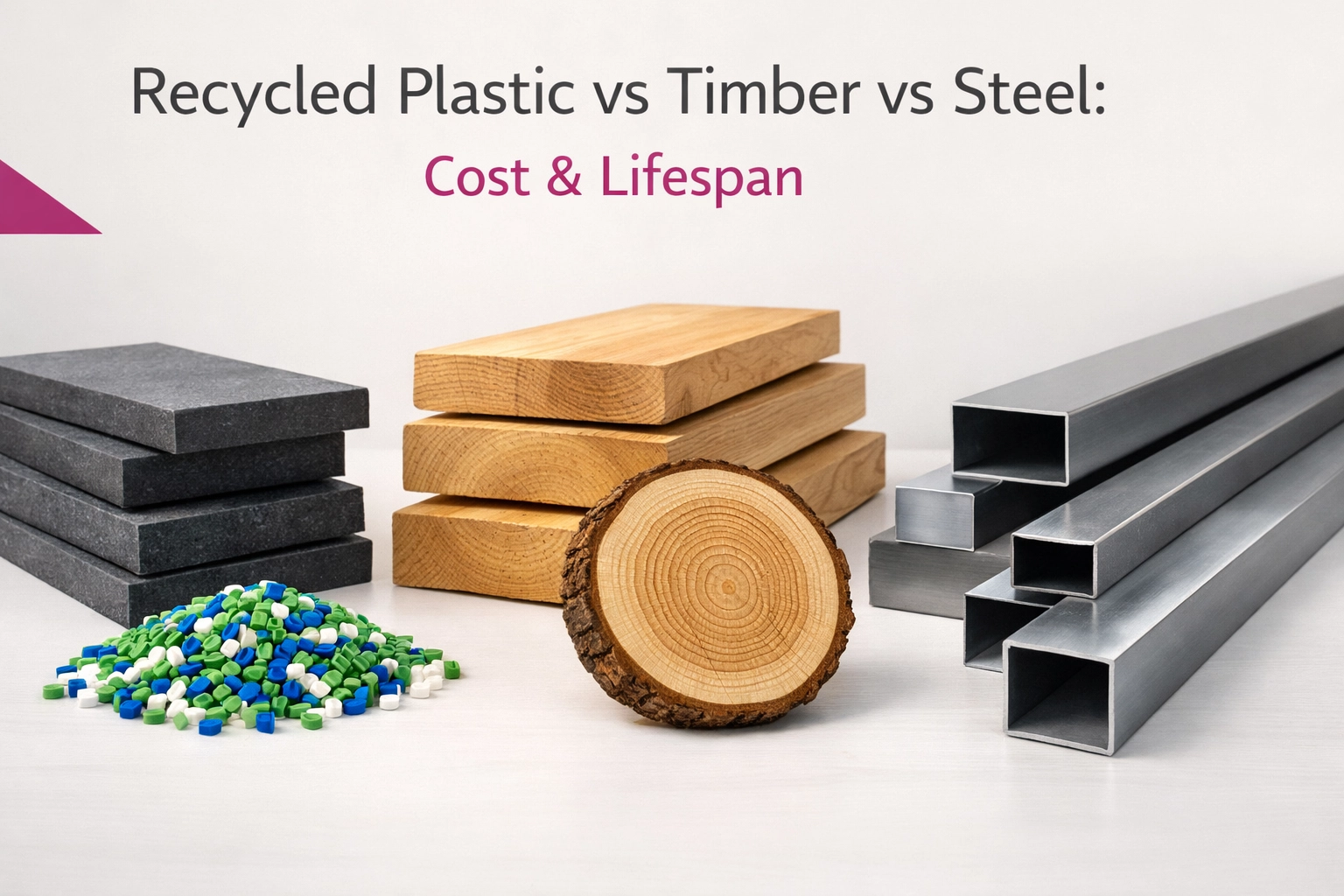 Recycled Plastic vs Timber vs Steel: Cost & Lifespan - Resourceful Living